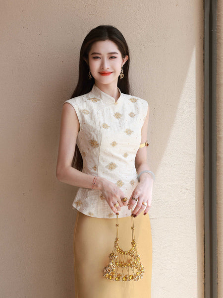 Madelynn Elegant Qipao Cheongsam Two Piece – My Cheongsam