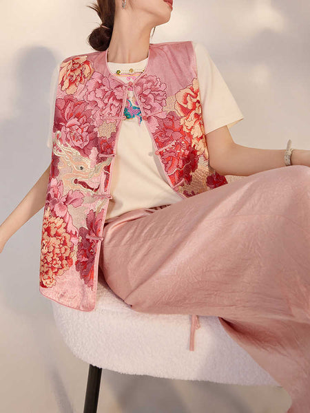 Joelle Beautiful Embroidery Qipao Cheongsam Vest Top – My Cheongsam