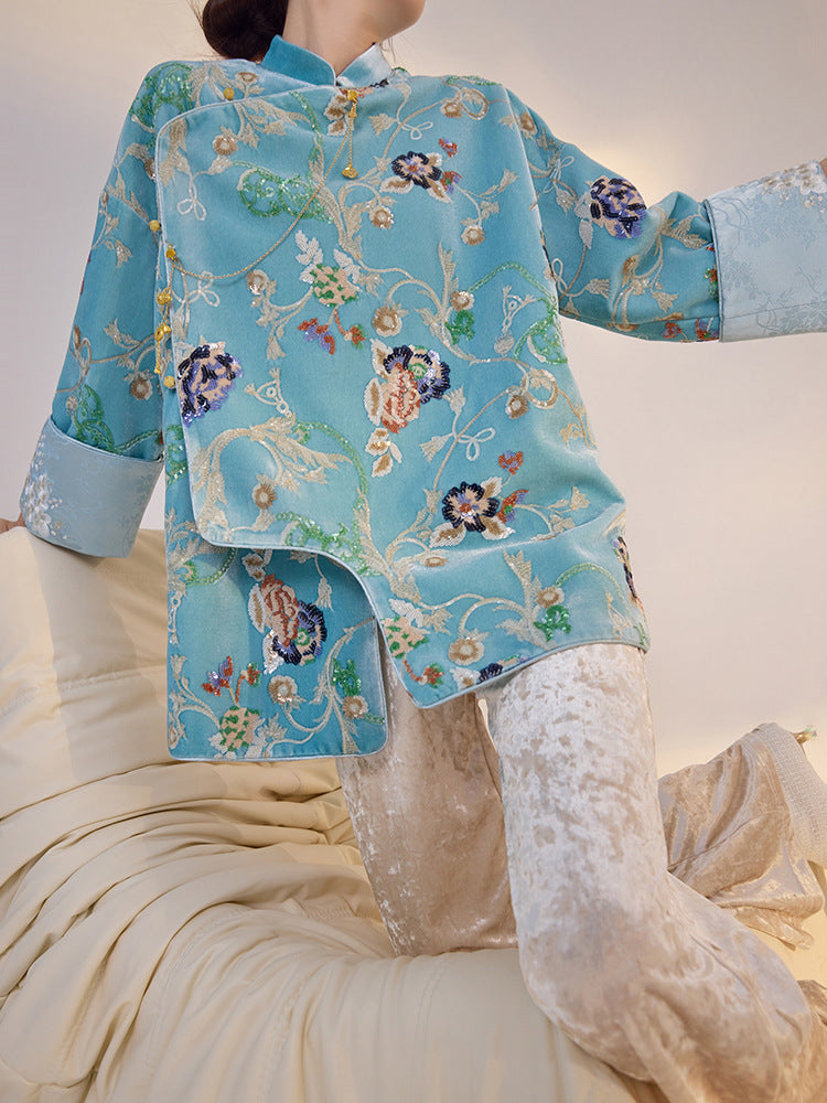 Intricate Embroidery – My Cheongsam