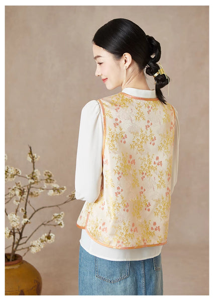 Lauryn Found Bliss Qipao Cheongsam Vest Top Two Piece – My Cheongsam