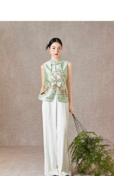 Sierra Found Bliss Qipao Cheongsam Vest Top – My Cheongsam