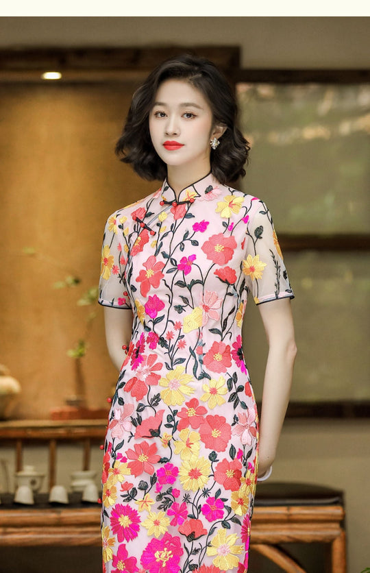 Intricate Embroidery – My Cheongsam