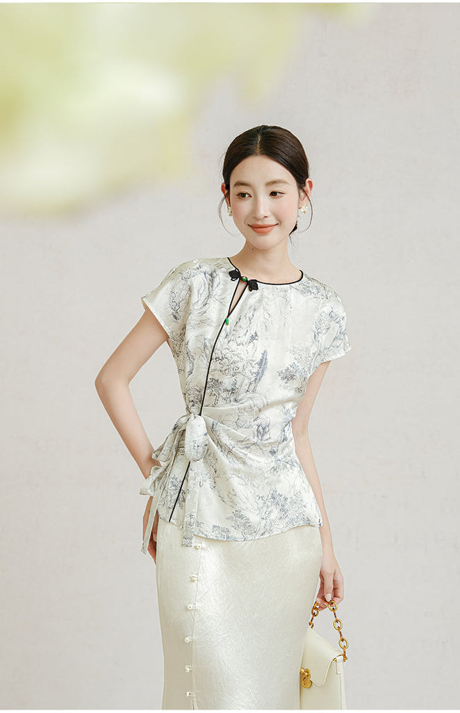 Jada Elegant Qipao Cheongsam Top – My Cheongsam